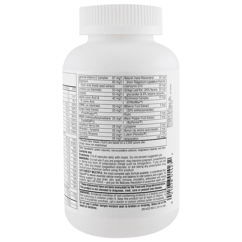 Source Naturals, Life Force Multiple, 180 Capsules - iHerb