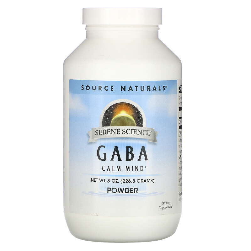 Source Naturals, GABA Powder, 8 oz (226.8 g) - iHerb