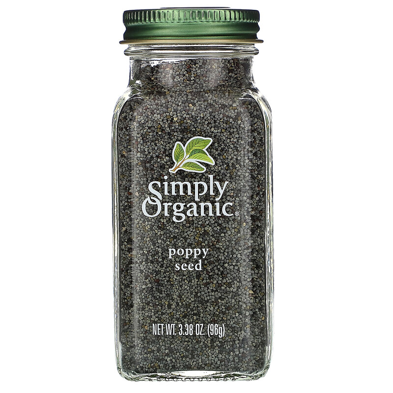 Simply Organic, Poppy Seed, 3.38 oz (96 g) - iHerb