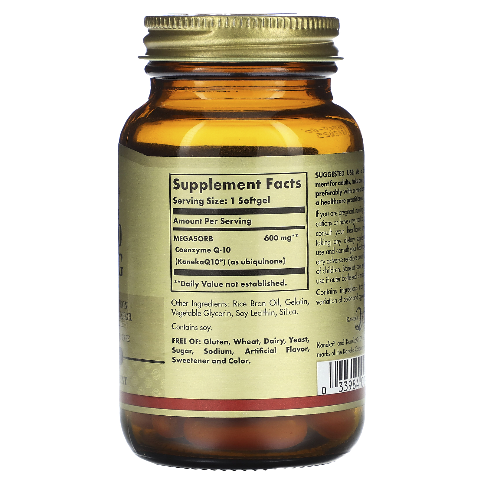 Solgar, Megasorb CoQ-10, 600 mg, 30 Softgels