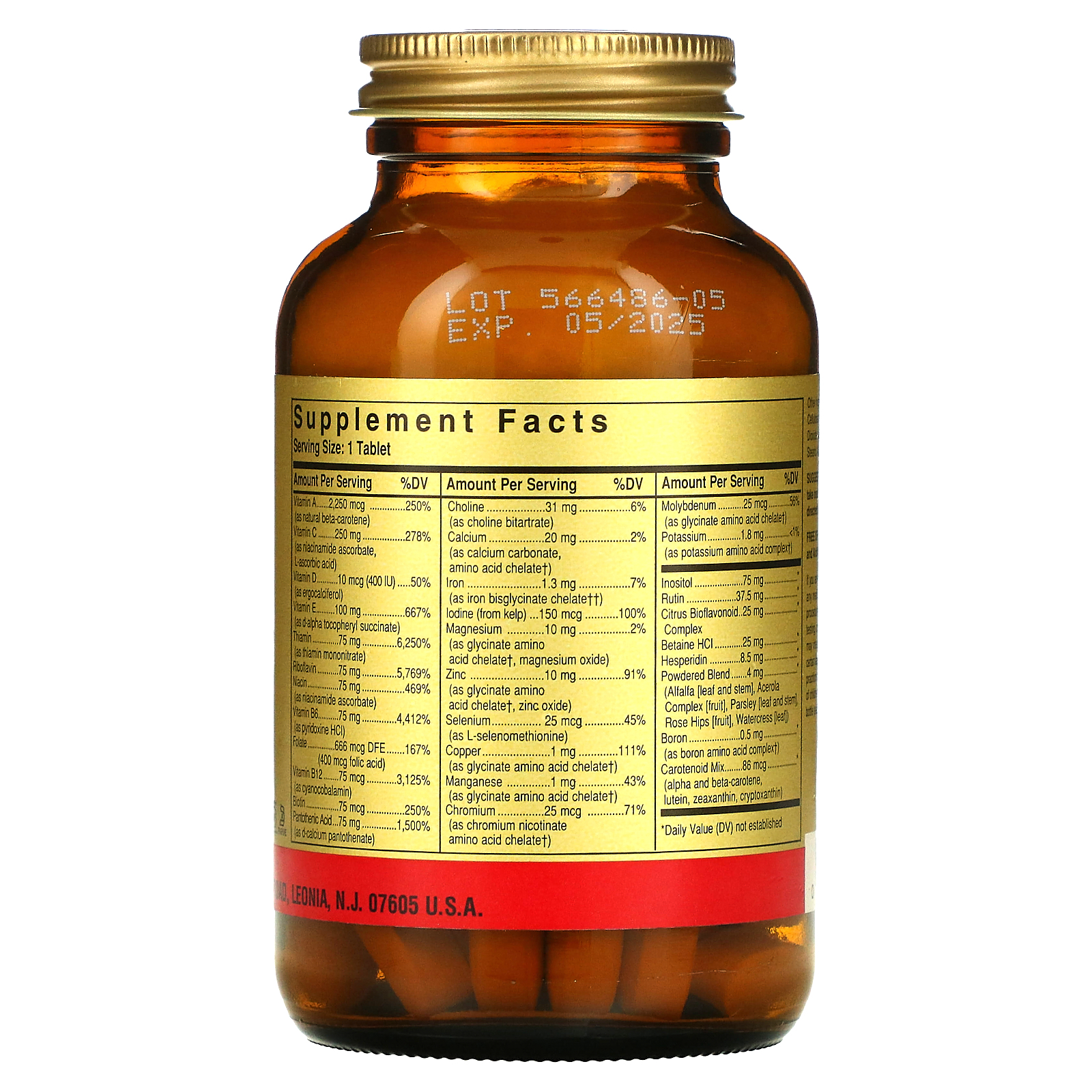 Solgar, Formula V, VM-75, Multiple Vitamins with Chelated Minerals, 90 ...