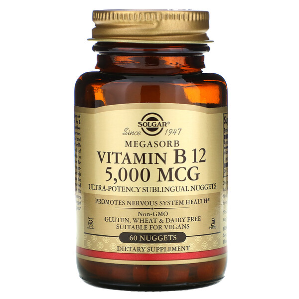 Solgar-Sublingual-Methylcobalamin-Vitamin-B12-5000-mcg-60-Nuggets ... Solgar-Sublingual-Methylcobalamin-Vitamin-B12-5000-mcg-60-Nuggets ...