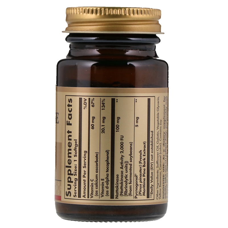 Solgar, Nattokinase Complex, 30 Softgels - iHerb