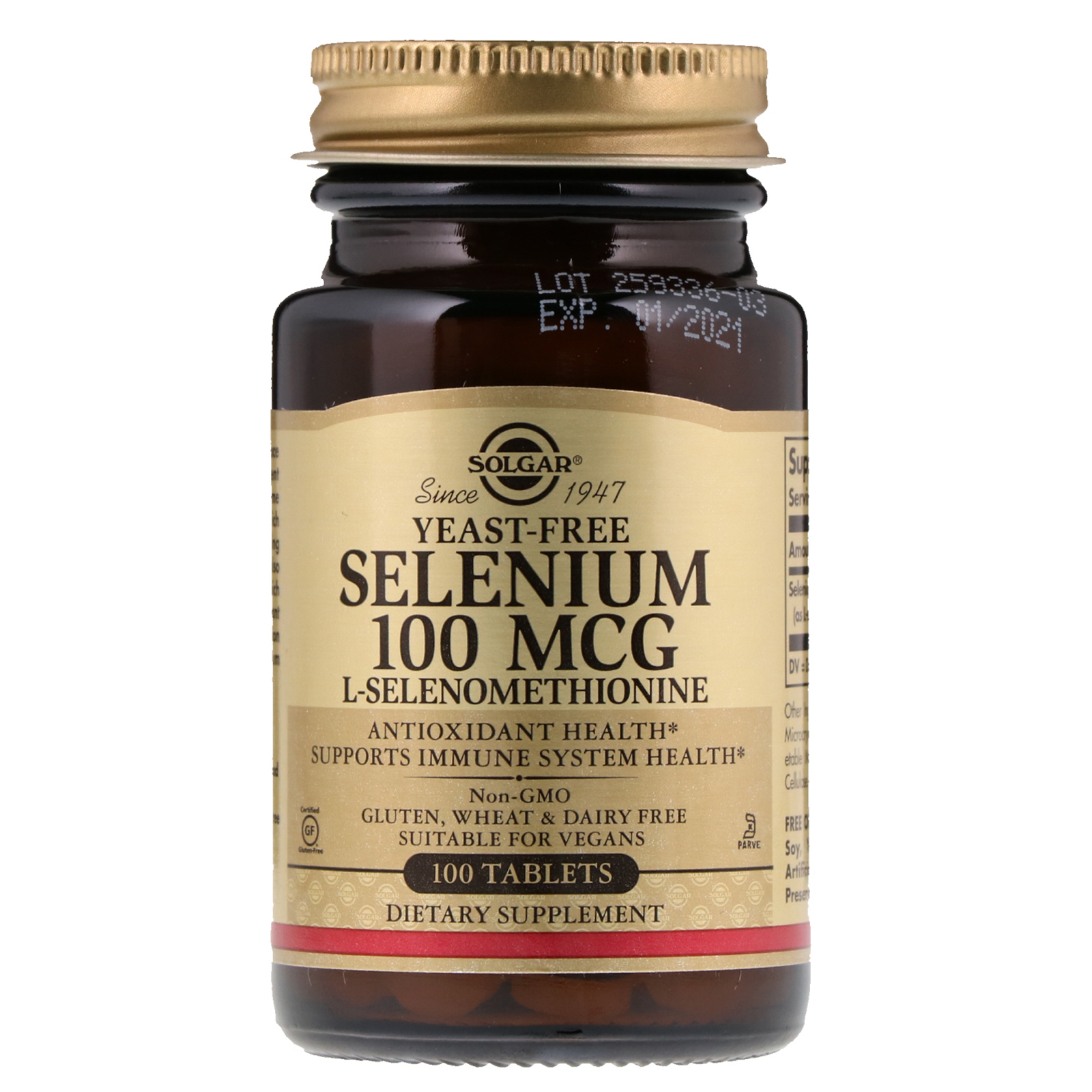 Solgar Selenium 100 Mcg 100 Tablets IHerb Solgar Selenium 100 Mcg 100 Tablets IHerb