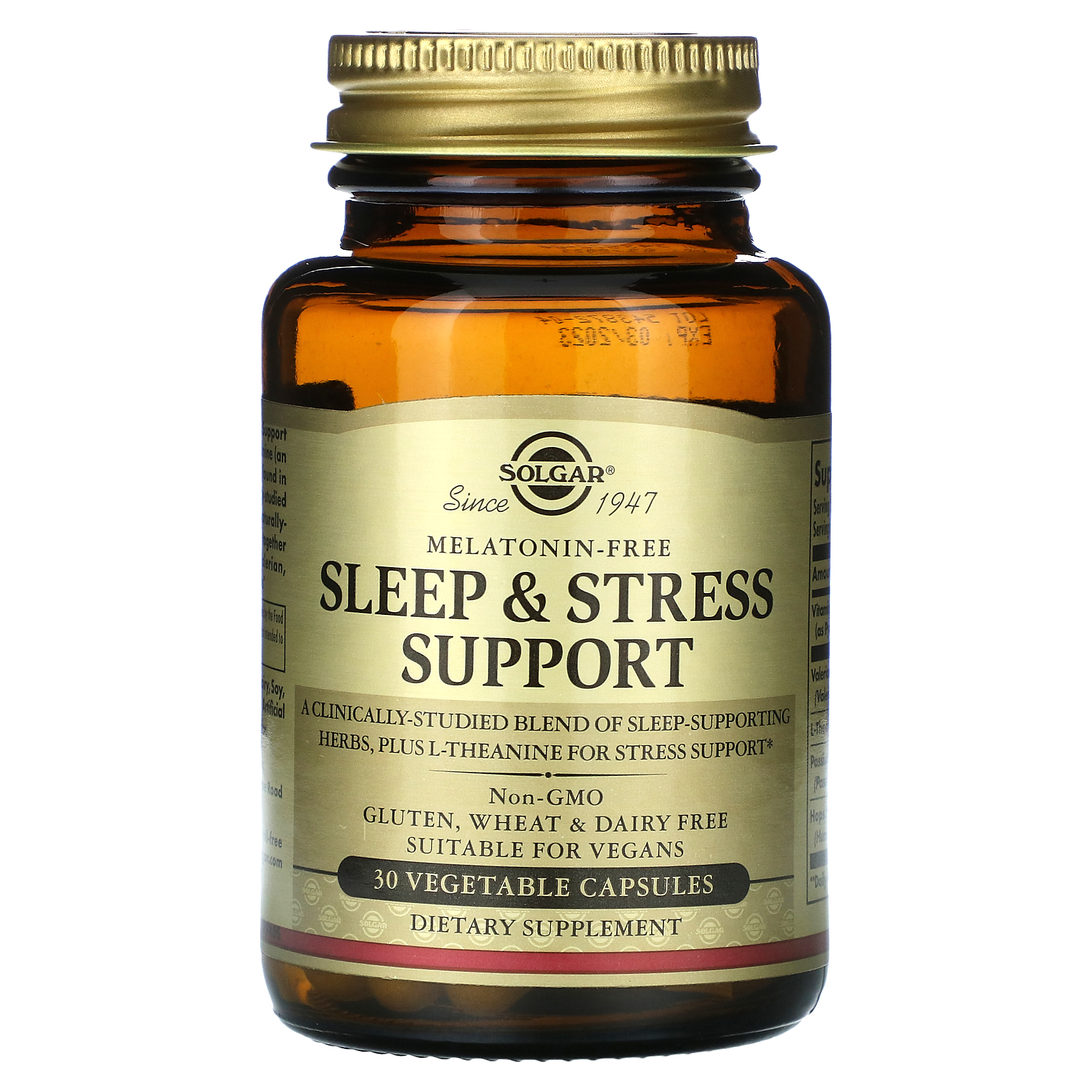 Solgar Sleep And Stress Support 30 Vegetable Capsules