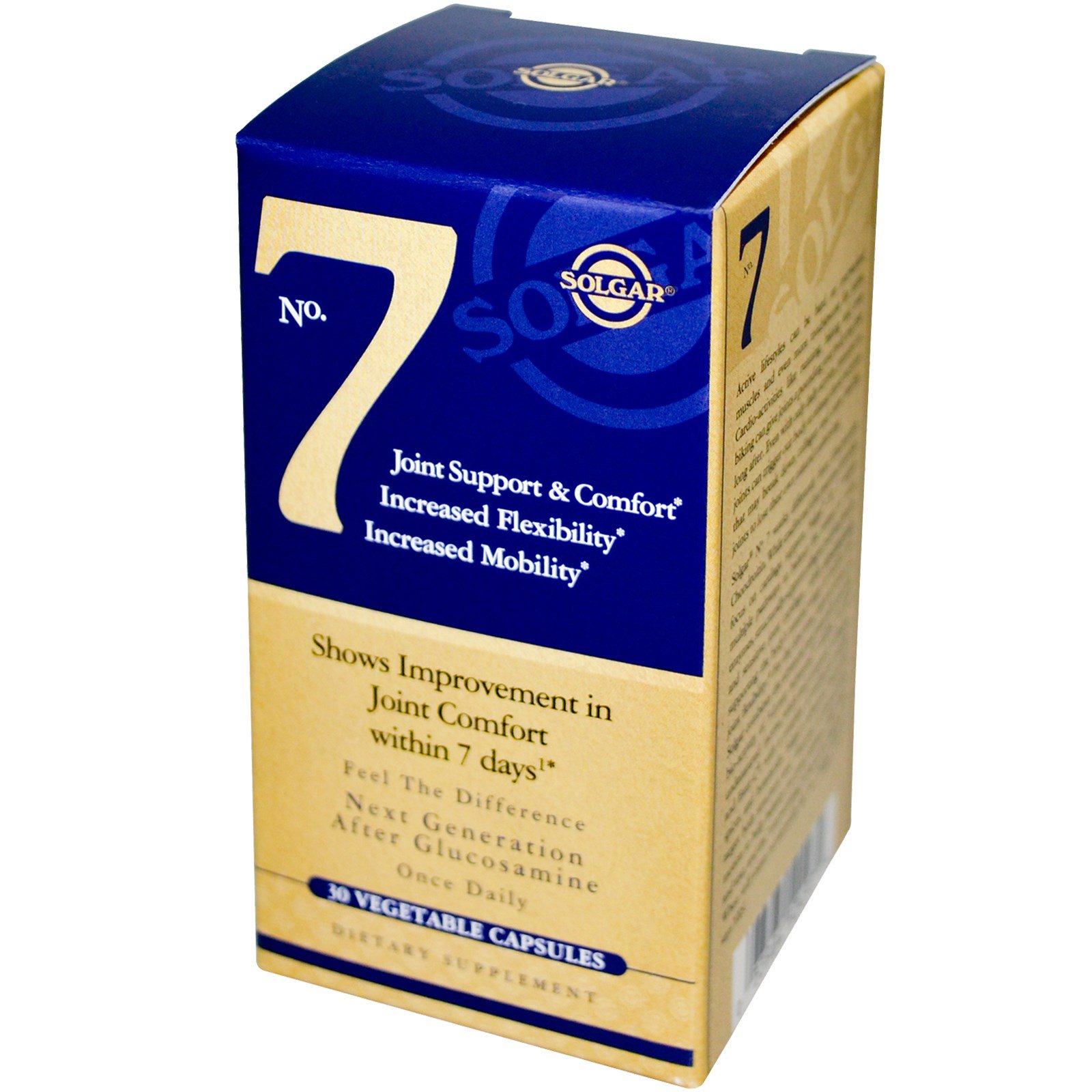 Solgar, No. 7, Joint Support & Comfort, 30 Vegetable Capsules - iHerb.com