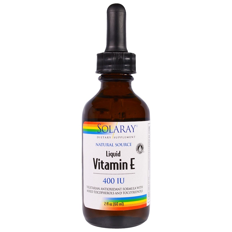 Solaray, Vitamin E, Liquid, 400 IU, 2 fl oz (60 ml) - iHerb