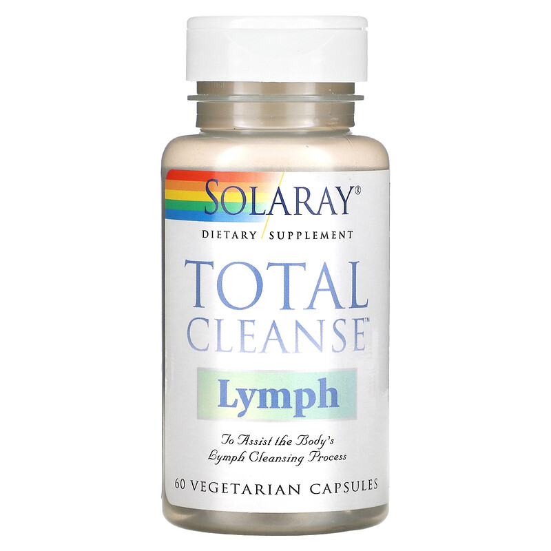 Solaray‏, Total Cleanse Lymph, 60 Vegetarian Capsules