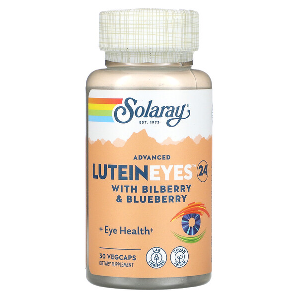 Solaray‏, Lutein Eyes 24 Advanced, 24 mg, 30 VegCaps