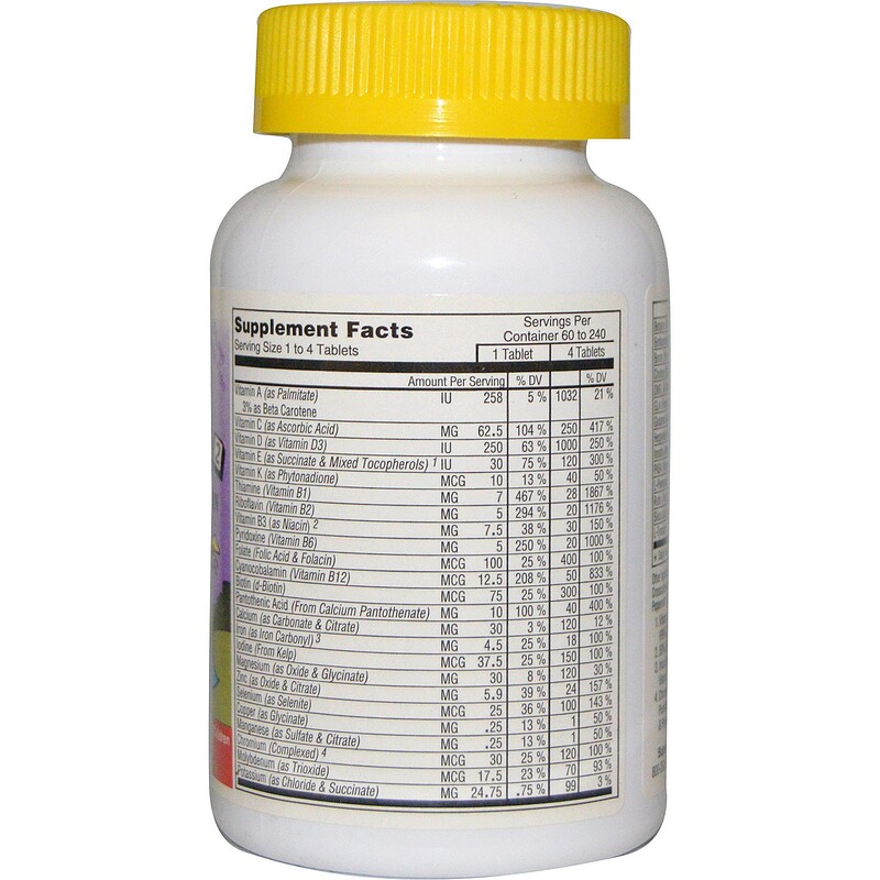 Super Nutrition, Perfect Kids 2, Children's Multivitamin, 240 Tablets ...