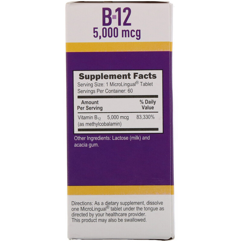 Superior Source, Methylcobalamin B-12, 5,000 mcg, 60 Tablets - iHerb