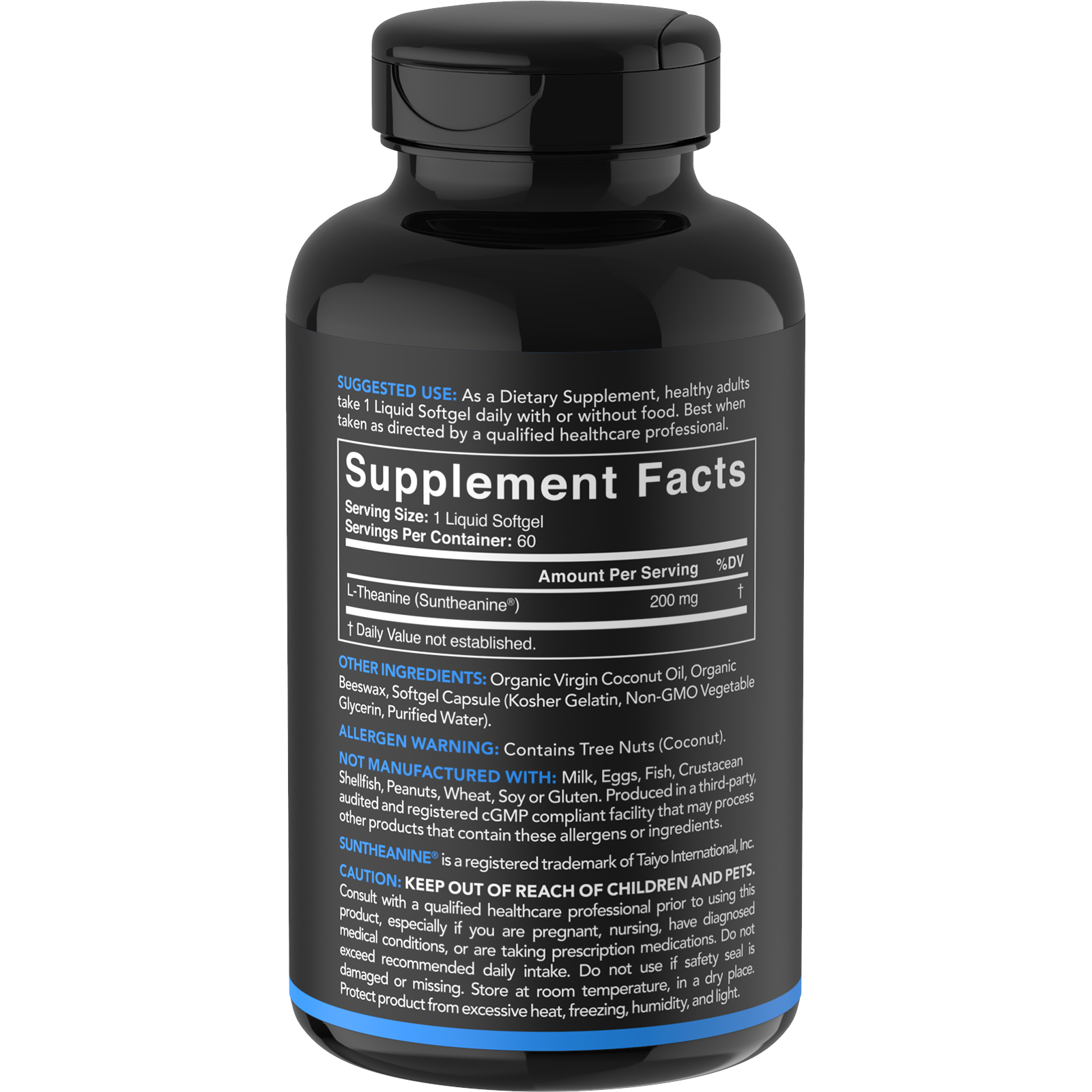 Sports Research, L-theanine, 200 mg, 60 Softgels - iHerb