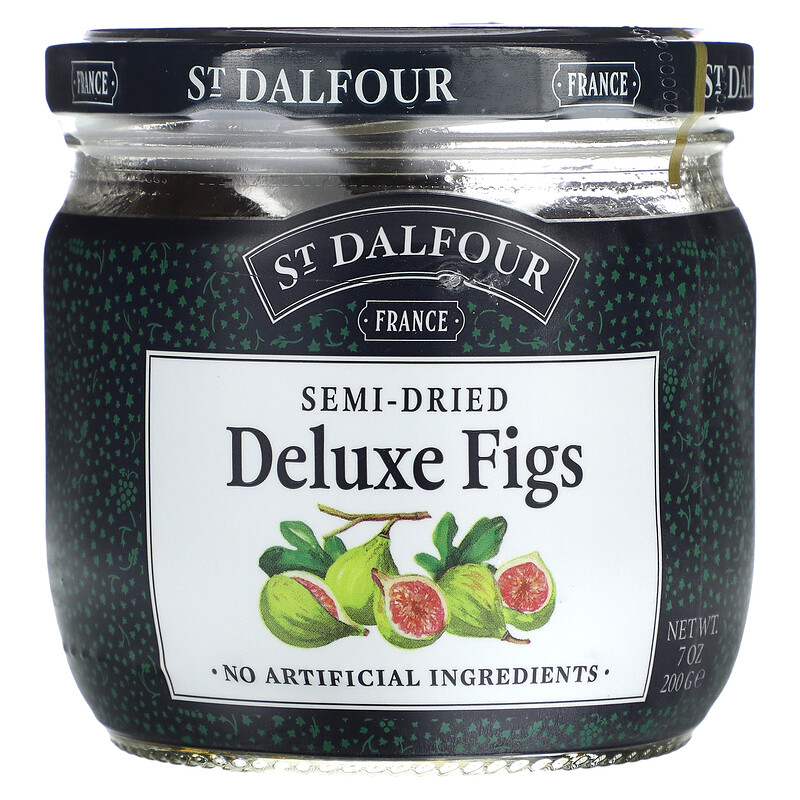 St. Dalfour, Semi-Dried Deluxe Figs, 7 oz (200 g)