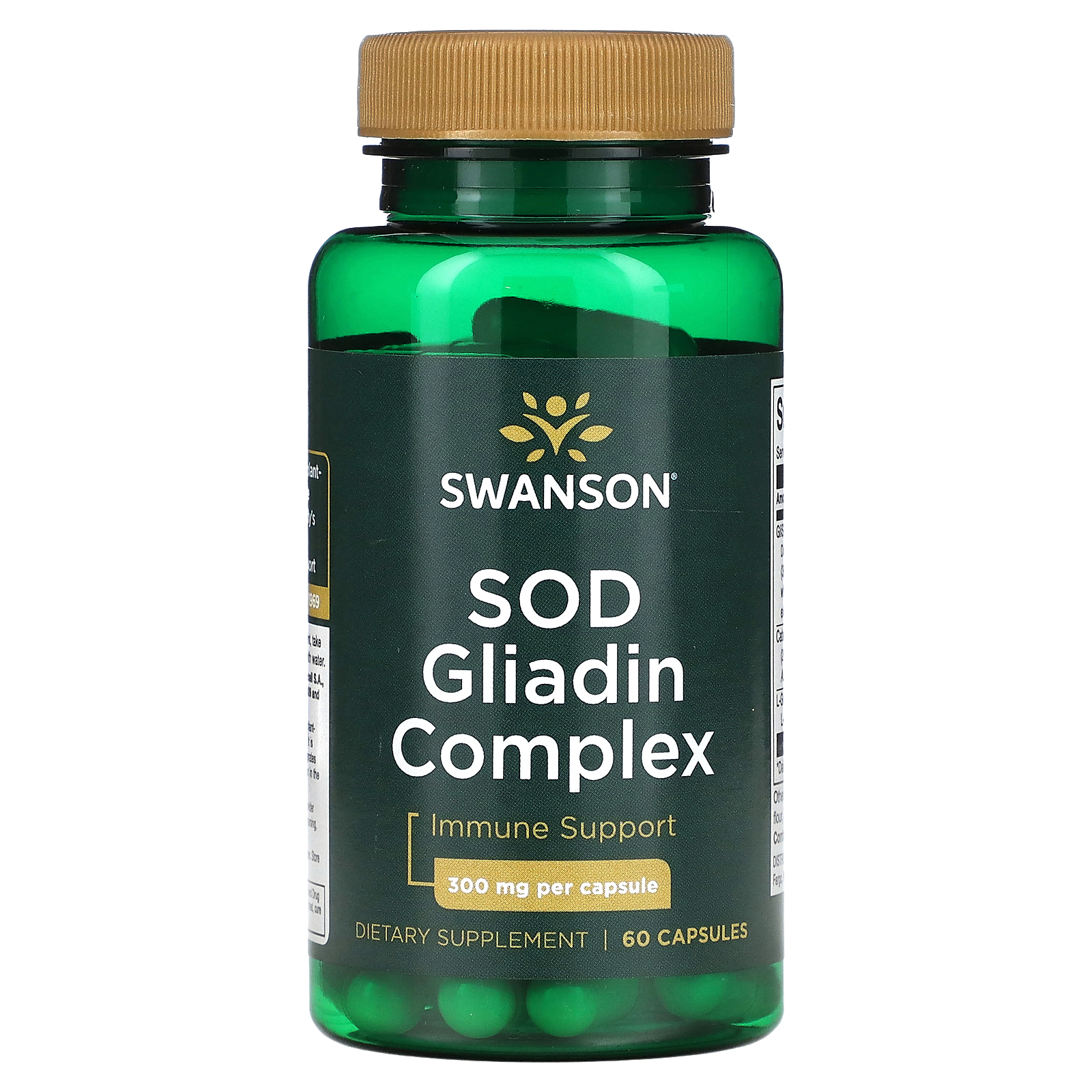 Swanson, SOD Gliadin Complex, 300 mg, 60 Capsules