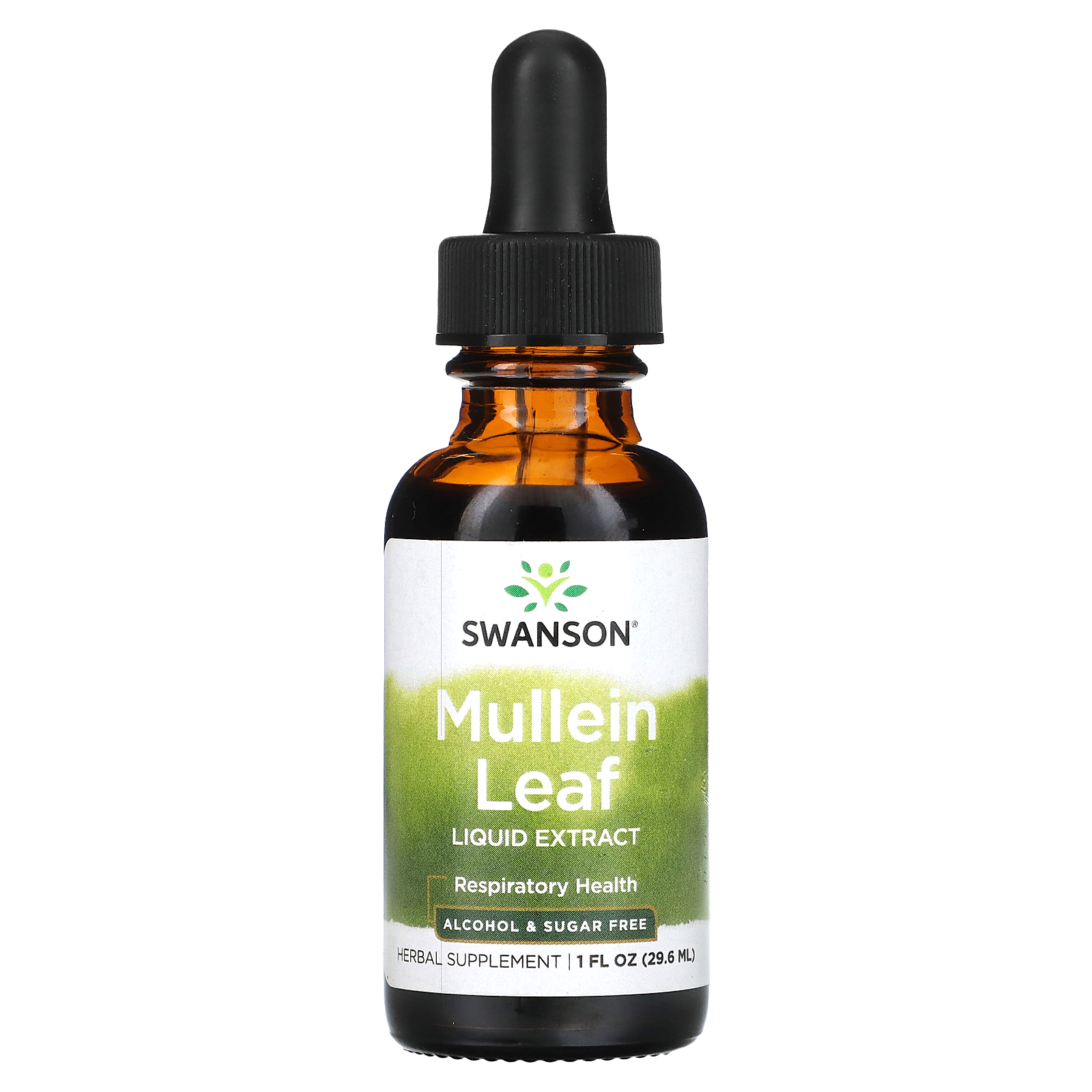 Swanson, Mullein Leaf Liquid Extract, Alcohol & Sugar Free, 1 fl oz (29 ...