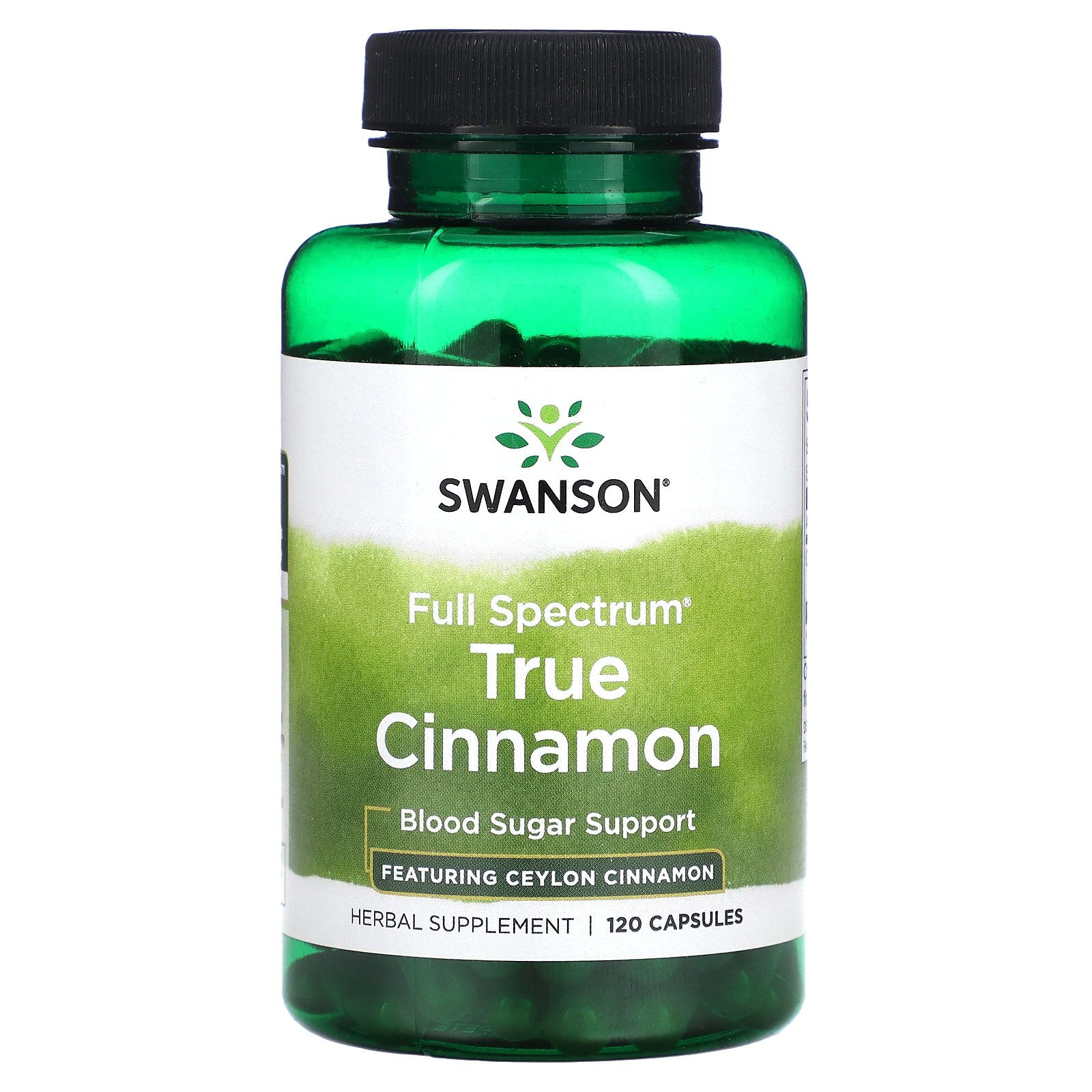 Swanson, Full Spectrum True Cinnamon, 120 Capsules Swanson, Full Spectrum True Cinnamon, 120 Capsules