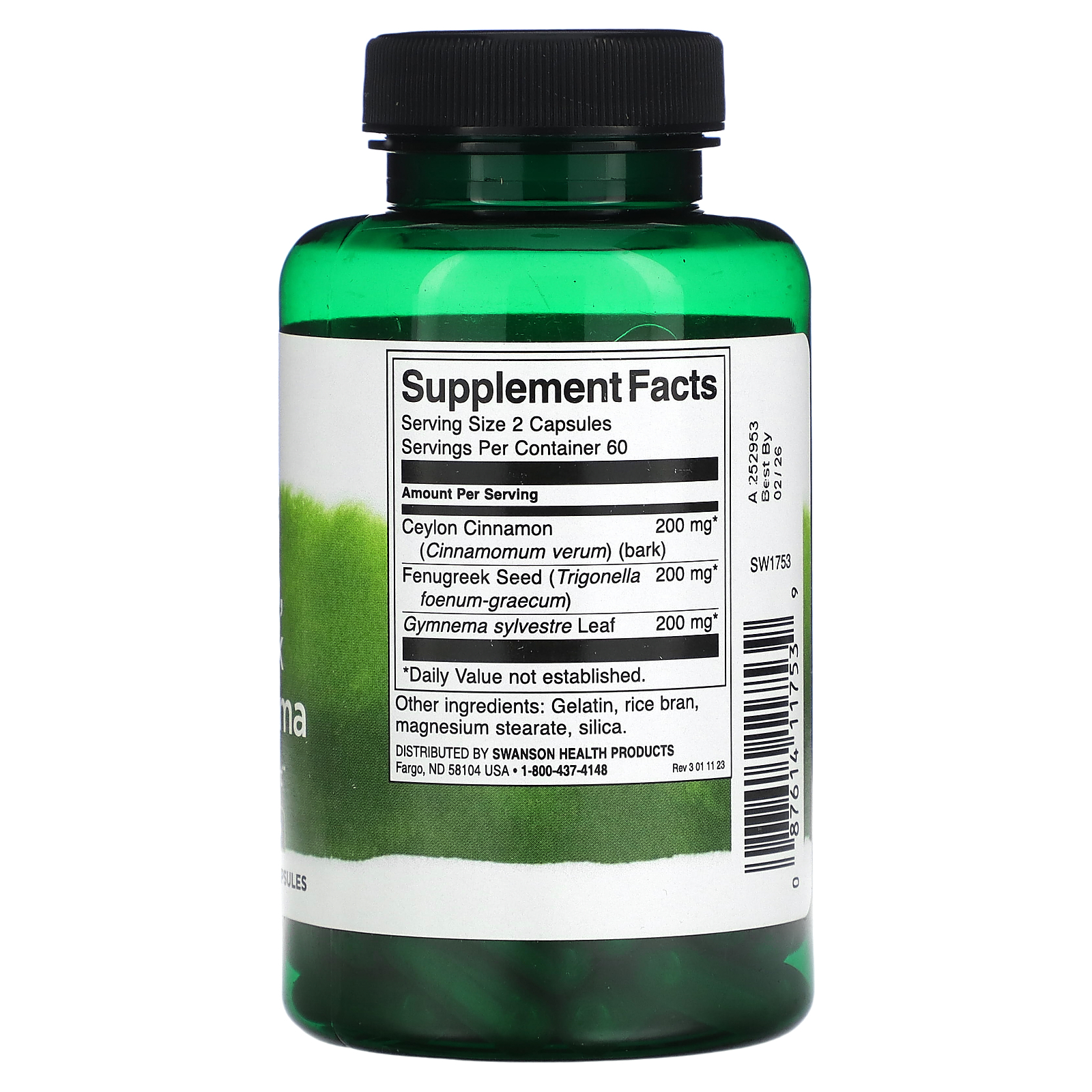 Swanson, Full Spectrum Cinnamon, Fenugreek, & Gymnema with Ceylon ... Swanson, Full Spectrum Cinnamon, Fenugreek, & Gymnema with Ceylon ...
