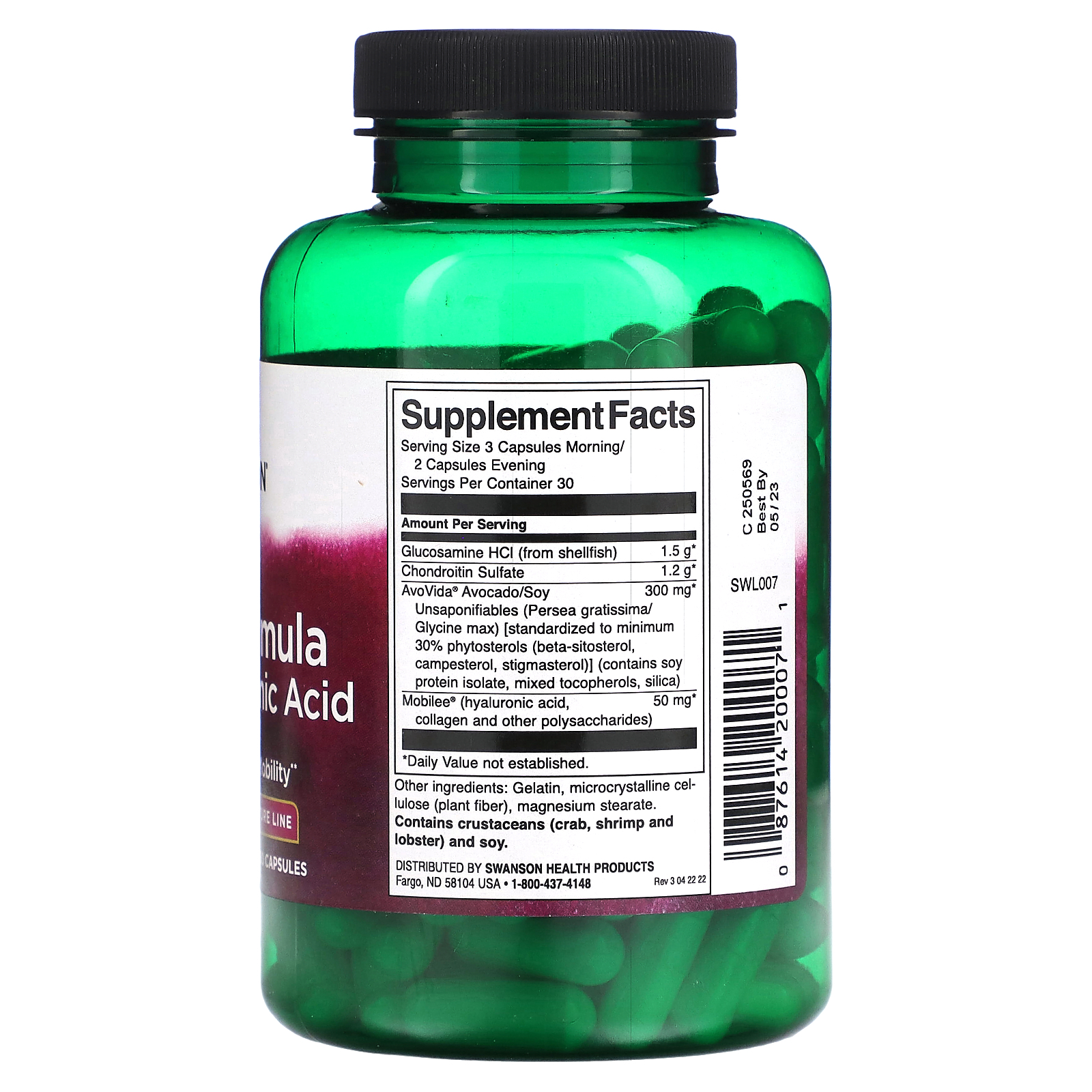 Swanson, Joint Formula With Hyaluronic Acid, 150 Capsules