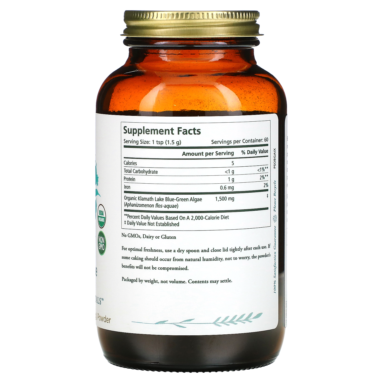 Pure Synergy, Blue-Green Algae Powder, 3.2 oz ( 90 g)