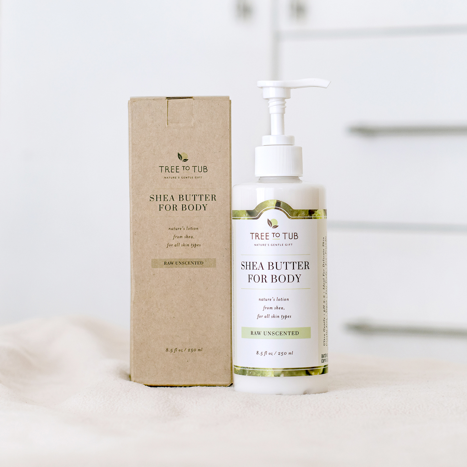 Tree To Tub, Shea Butter Moisturizing Body Lotion, Non-Greasy ...