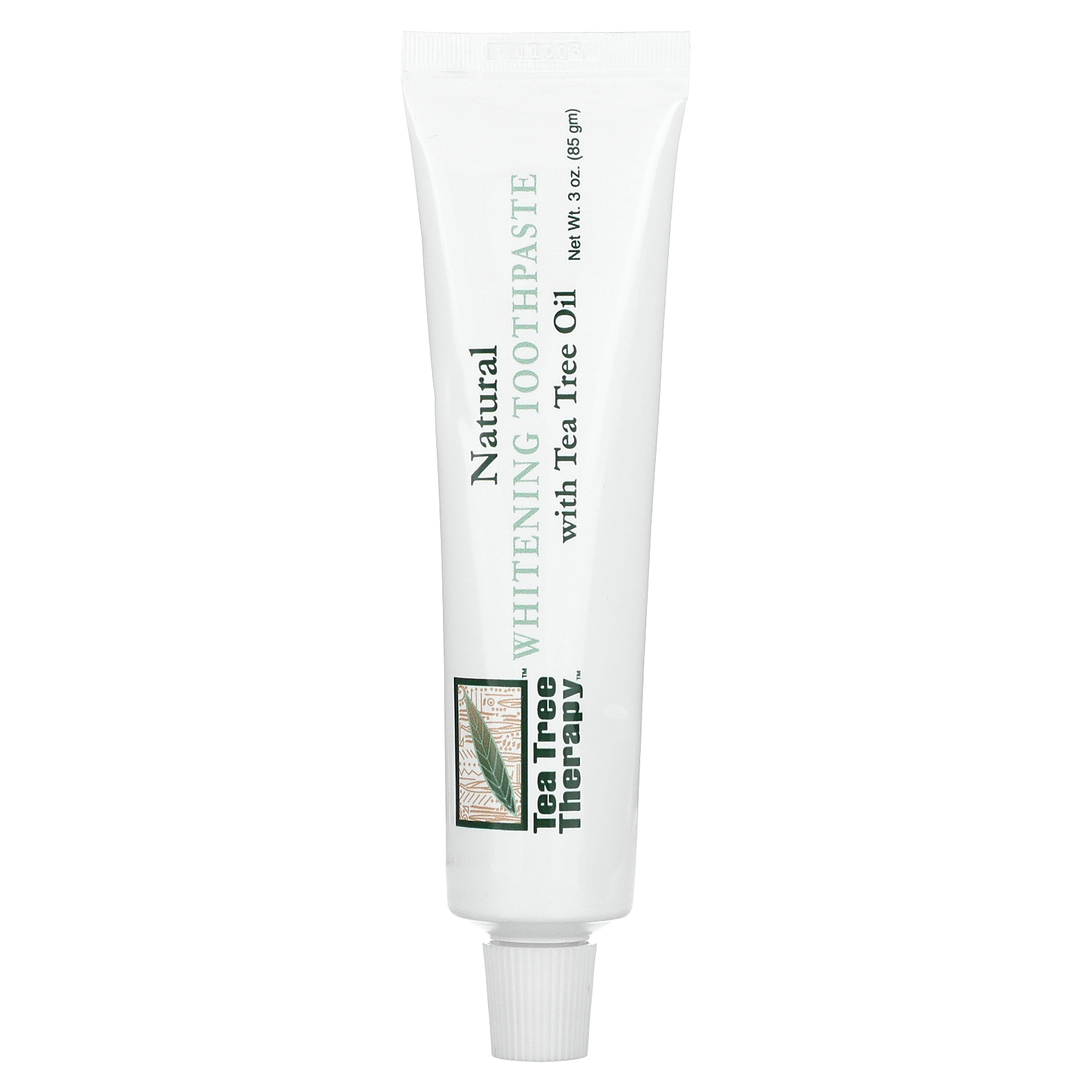 Tea Tree Therapy, Natural Whitening Toothpaste, with Tea Tree Oil, 3 oz ...
