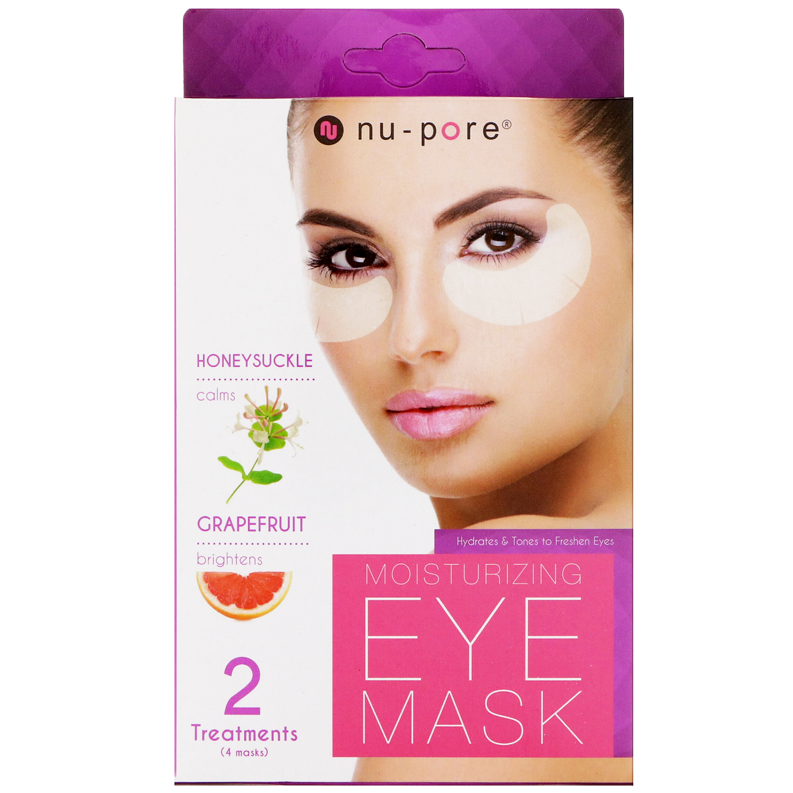 Nu-Pore, Moisturizing Eye Mask, 4 Masks - iHerb.com
