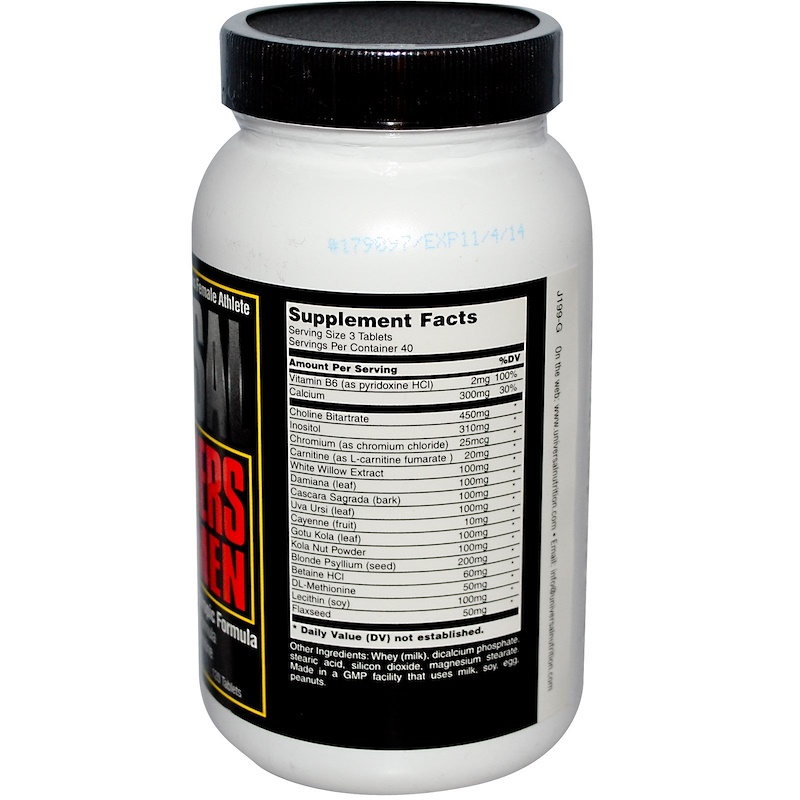 Universal Nutrition Fat Burners For Women 120 Tablets Iherb