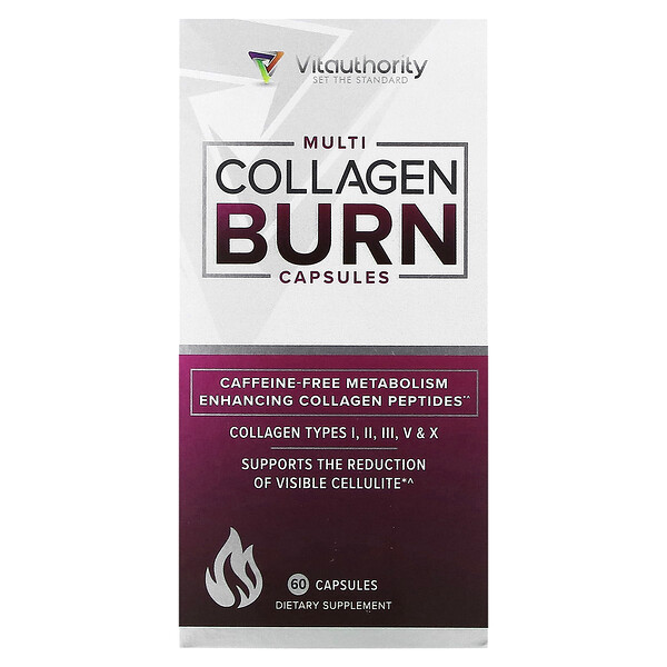 Vitauthority‏, Multi Collagen Burn, 60 Capsules