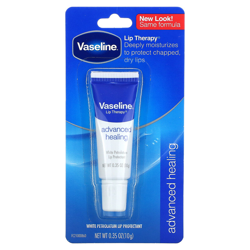 Vaseline, Lip Therapy（リップセラピー）、アドバンストヒーリングスキンプロテクタント、10g（0.35オンス）