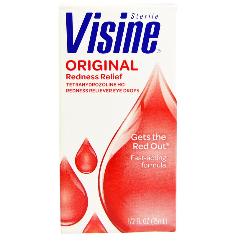 Visine, Original, Redness Relief, Sterile, 1/2 fl oz (15 ml) - iHerb