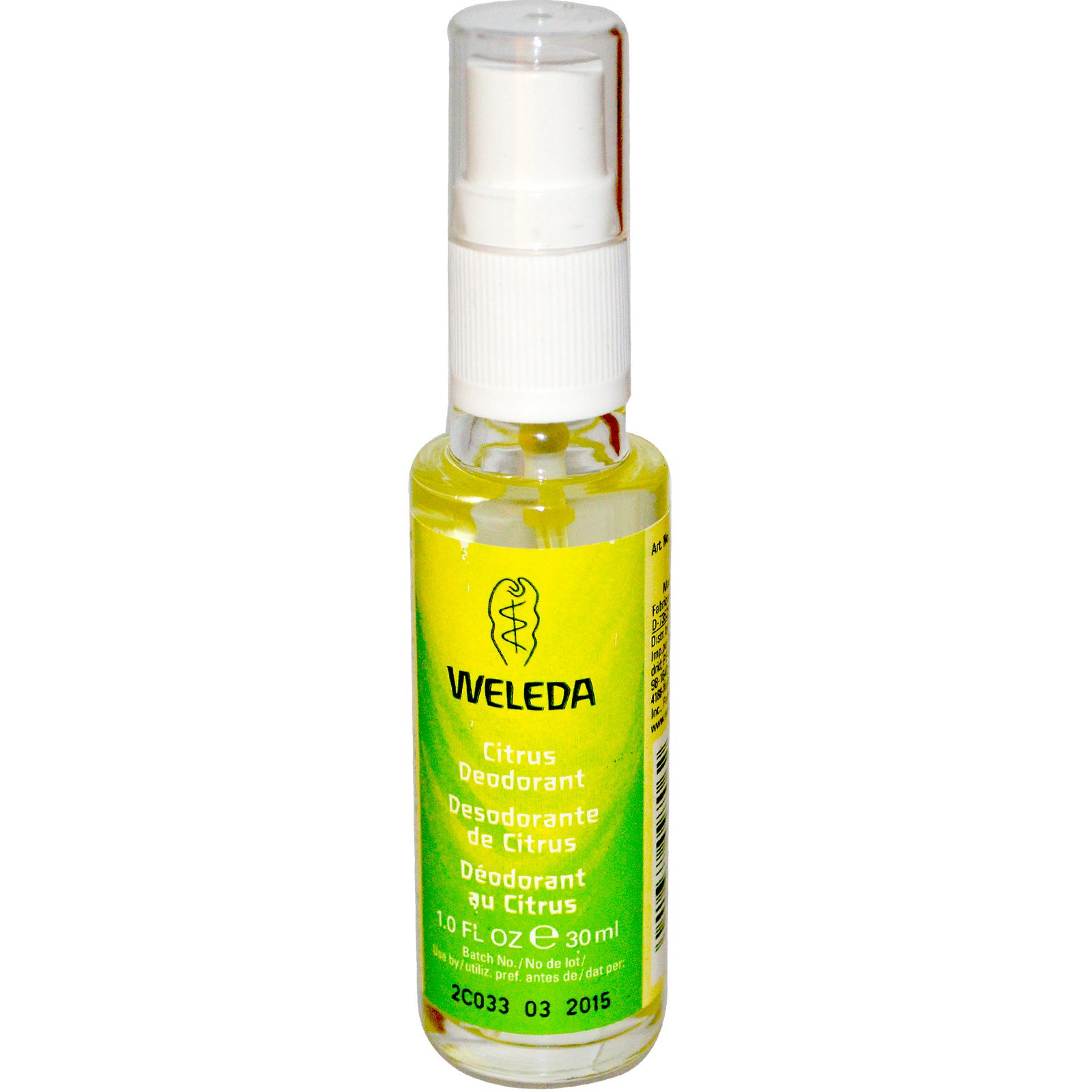 Weleda, Citrus Deodorant, 1.0 fl oz (30 ml) - iHerb