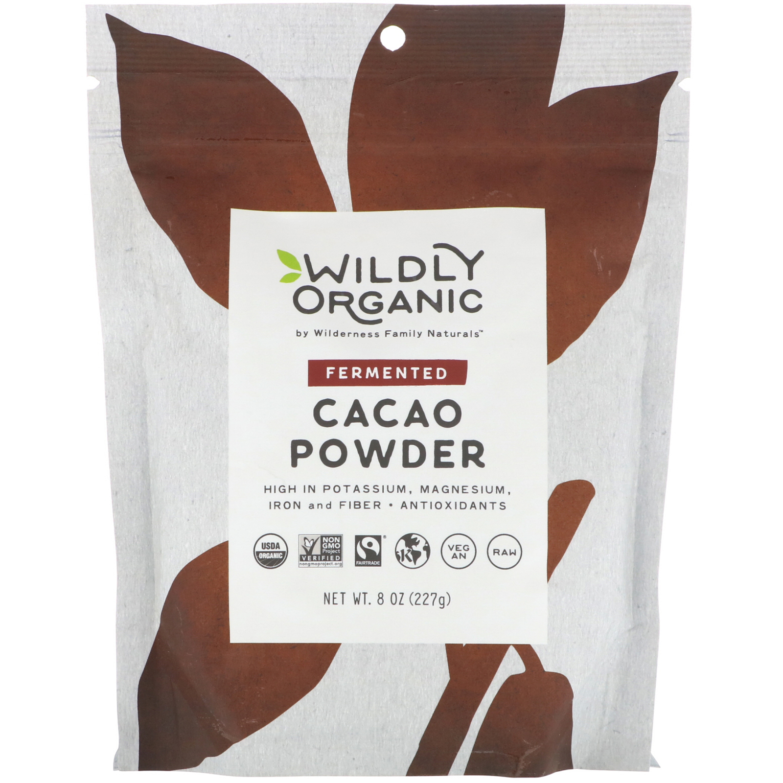 Wildly Organic, Fermented Cacao Powder, 8 oz (227 g) - iHerb