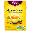 Yogi Tea, Organic Mango Ginger, Caffeine Free, 16 Tea Bags, 1.12 oz (32 ...